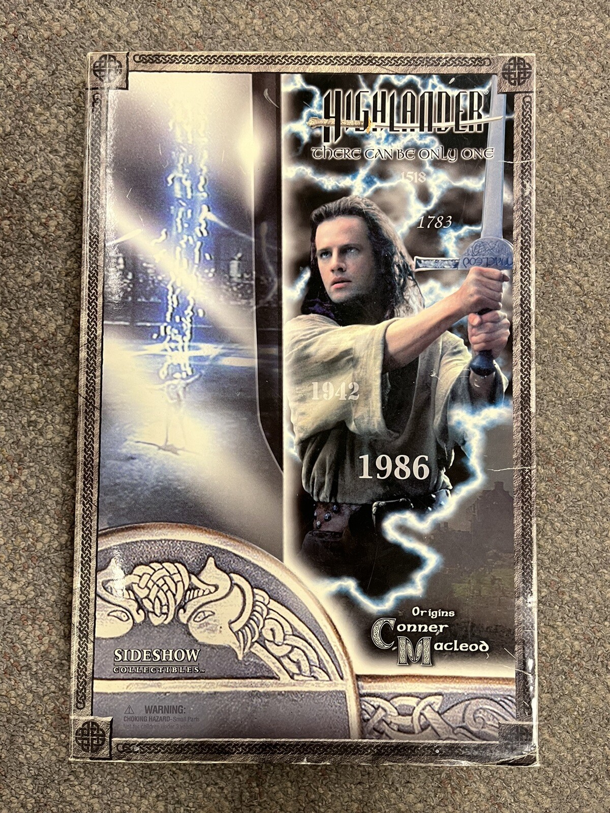 + Sideshow Collectibles 2005 Highlander Origins Conner MacLeod Figure ...