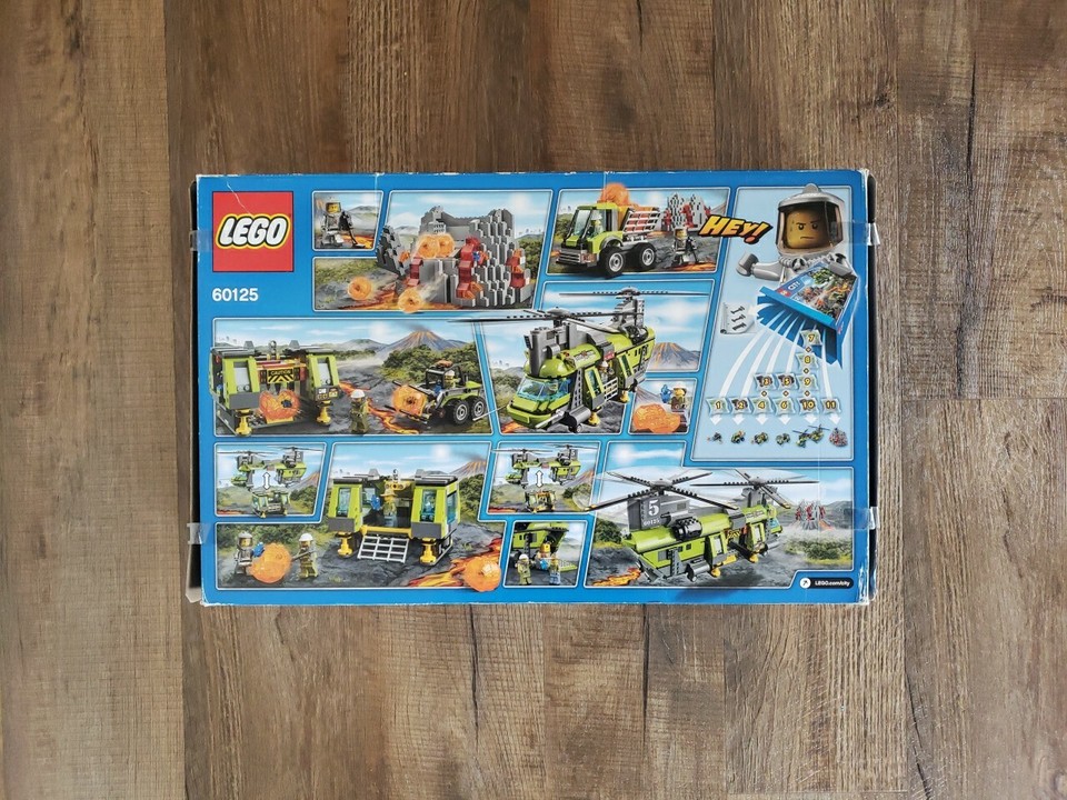 LEGO 60125 CITY 60125 Volcano Heavy-lift Helicopter Factory Sealed ...