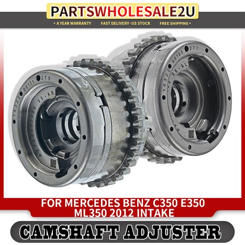 Intake L&R Camshaft Adjuster Actuators for Mercedes Benz C350 ML350 ...