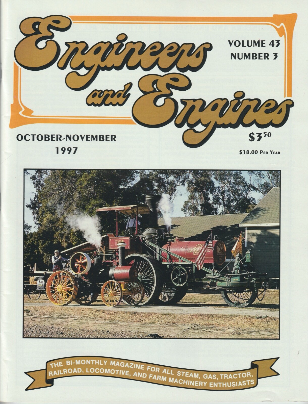 Engineers & Engines Magazine Volume 43 Number 3 October/November 1997 ...