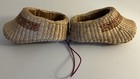 Vintage Woven Reed/Grass/Straw Childrens Clogs/Slippers/Shoes Hanging ...