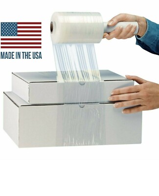 Mini Stretch Wrap with Grip Handle 5" x 1000' FT Roll Plastic Pallet ...