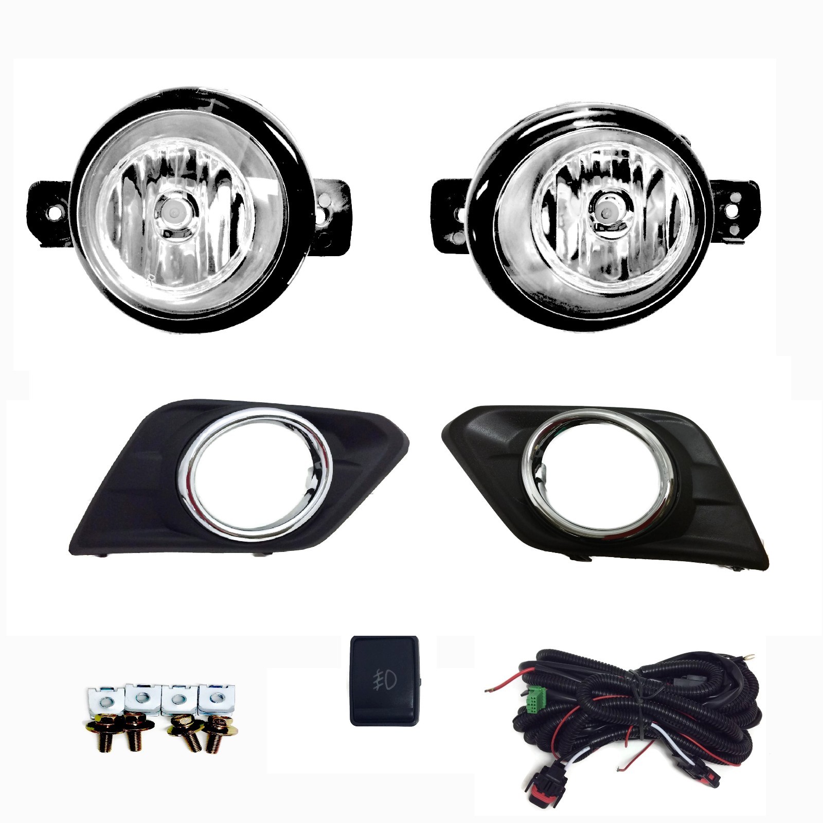 Aftermarket Replacement Fog Lamp Set for Nissan Infiniti 261509b91d ...