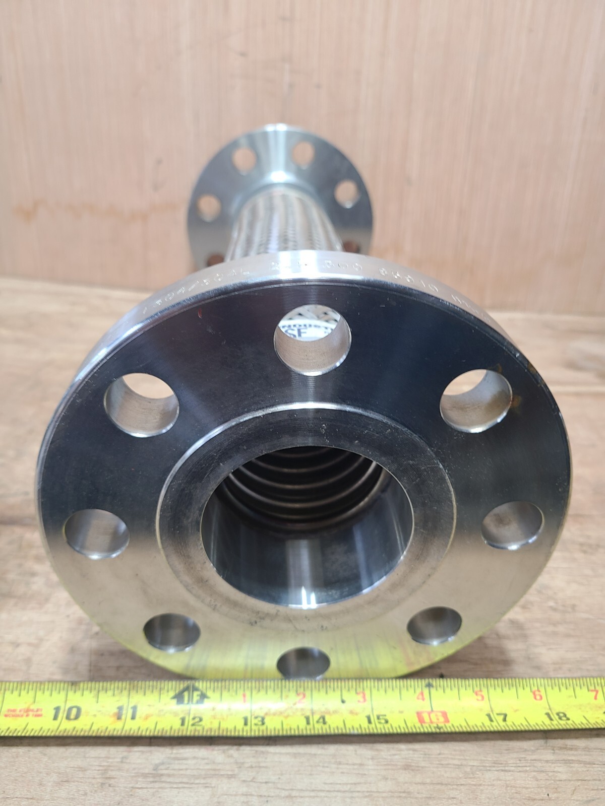 Flex Hose 2-1/2"x 19-3/4", 304 Stainless Steel Braided Pipe Floating ...