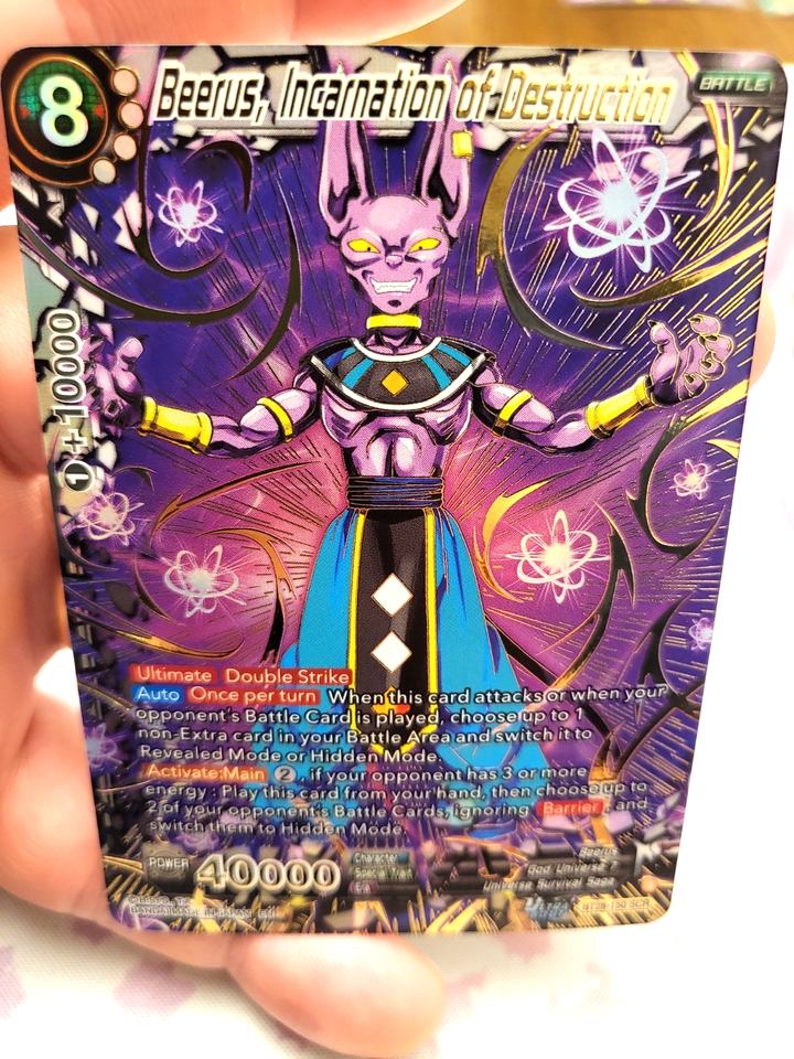 Beerus, incarnation of destruction prismatic clash BT28 - 150 SCR ...