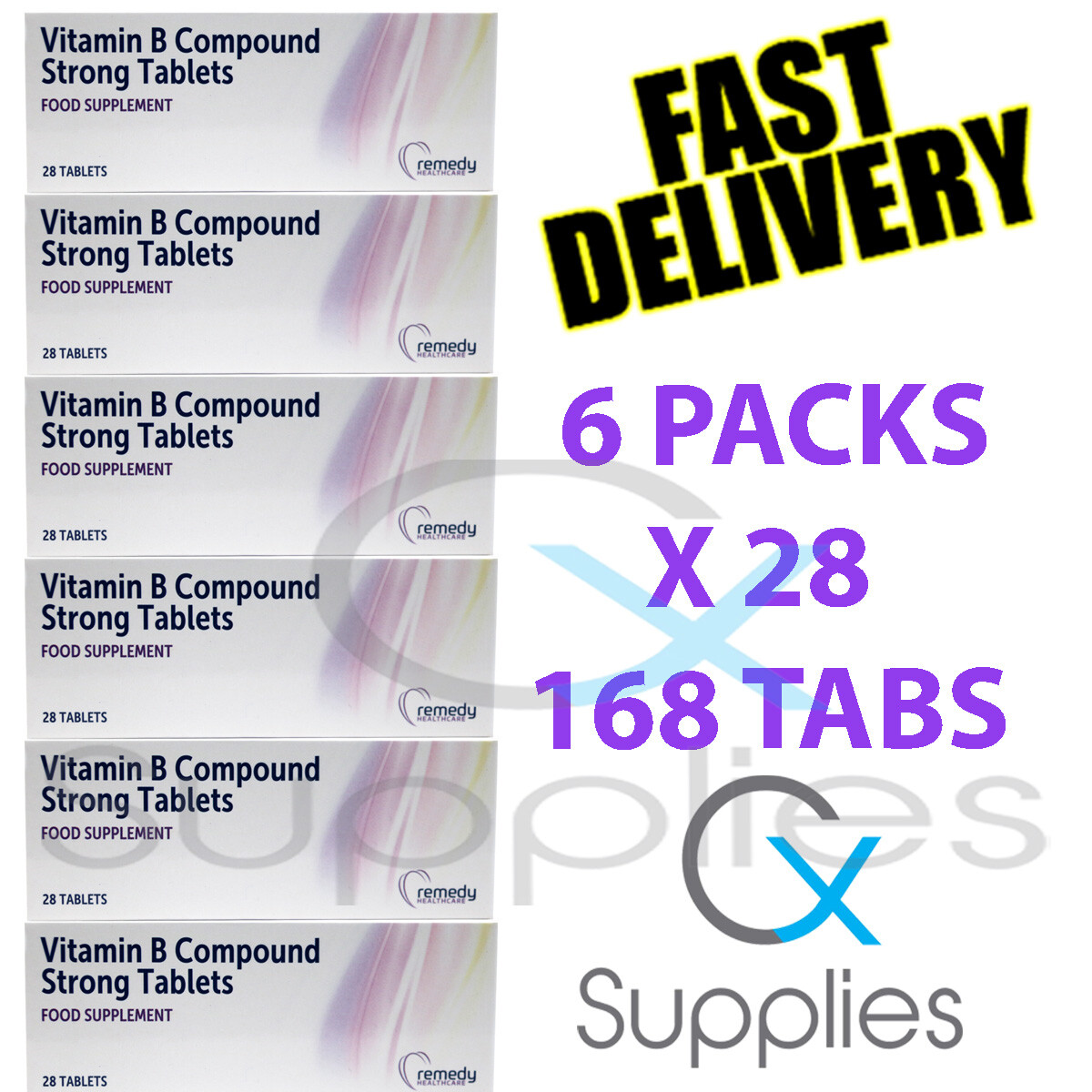 VITAMIN B COMPOUND STRONG TABLETS 6 x 28 TABS | eBay