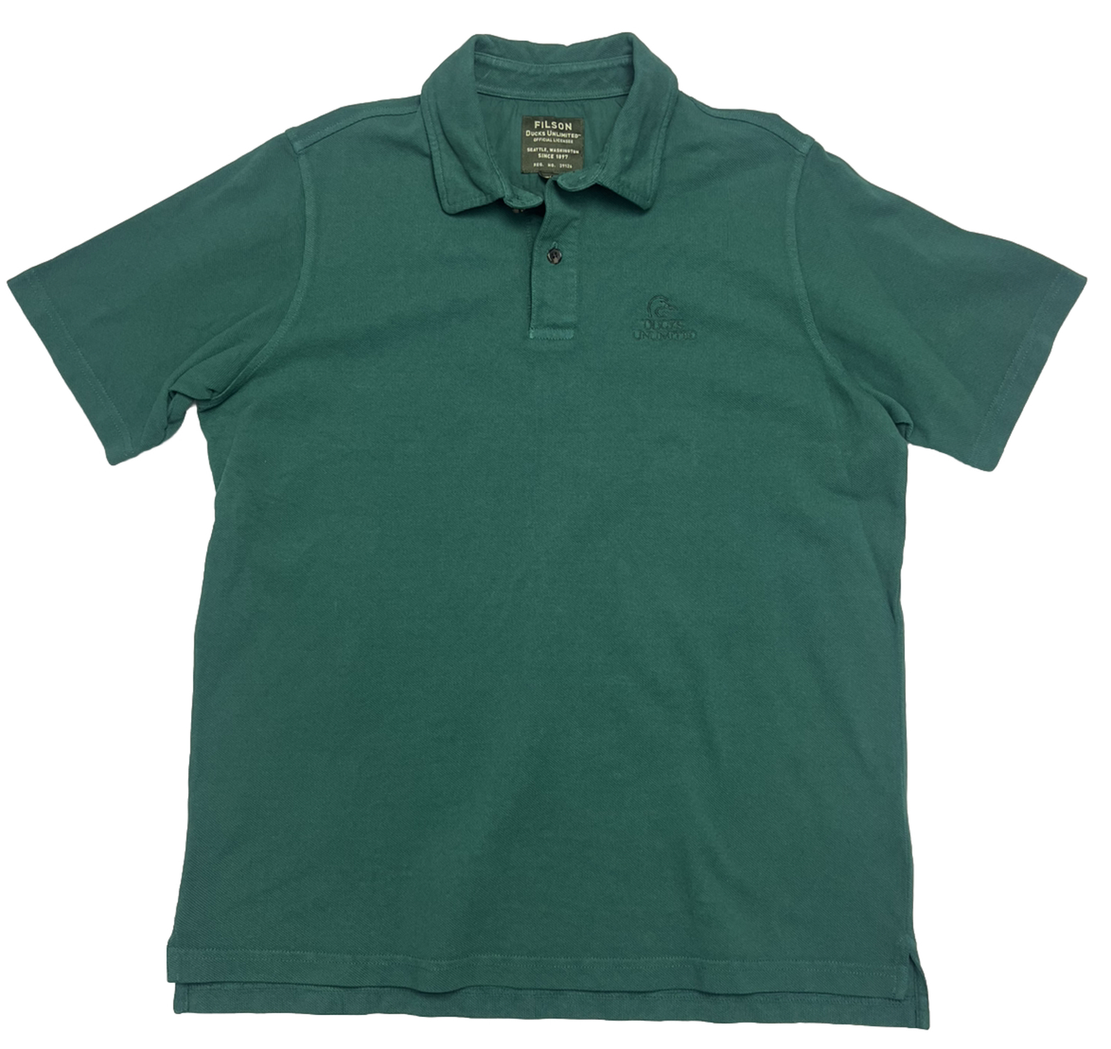 Filson x Ducks Unlimited Polo Shirt 20182629 Salt Marsh Dark Rugby ...