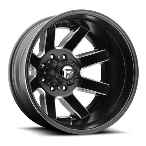 17 Inch Black Wheels Rims Dodge RAM 3500 Dually Fuel Maverick D538 8x6 ...