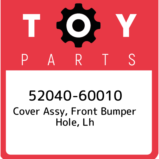 52040-60010 Toyota Cover assy, front bumper hole, lh 5204060010, New ...