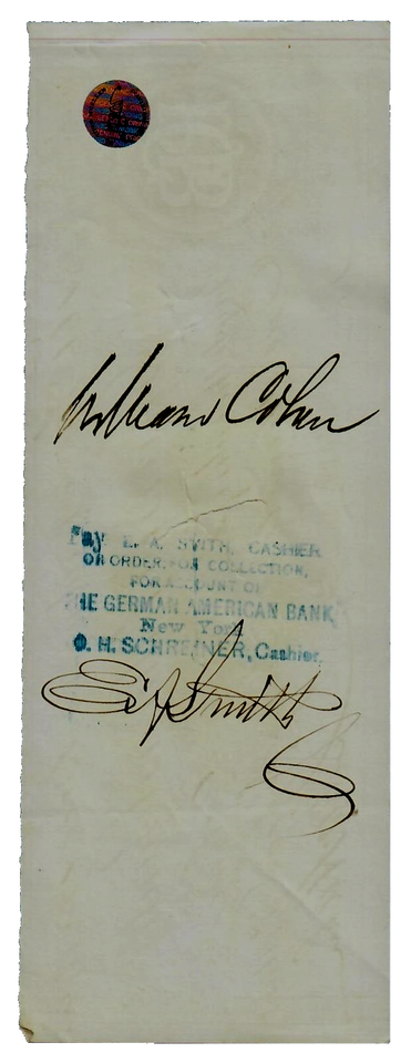 RARE!! “1st Jew In R.I. House of Representatives" Isaac Hahn Hand ...