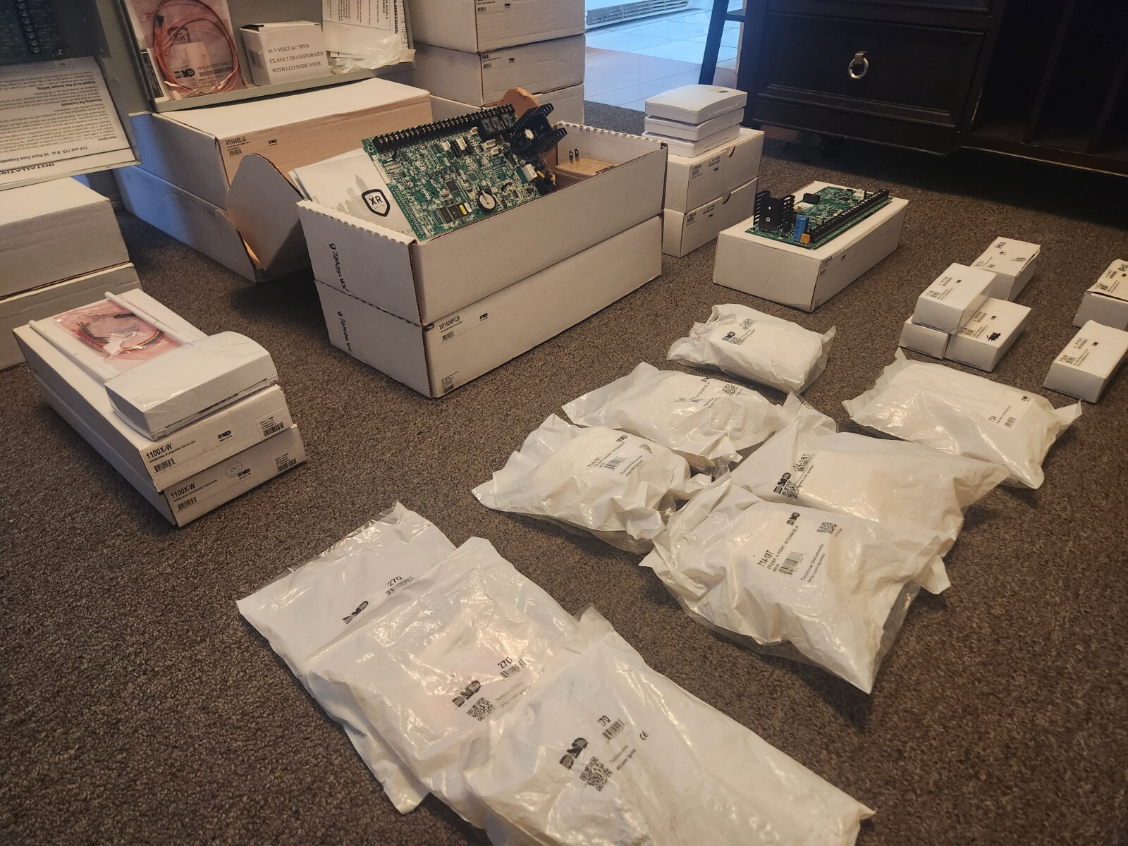 DMP Alarm Device Bundle. New unopen and new open pieces of DMP ...