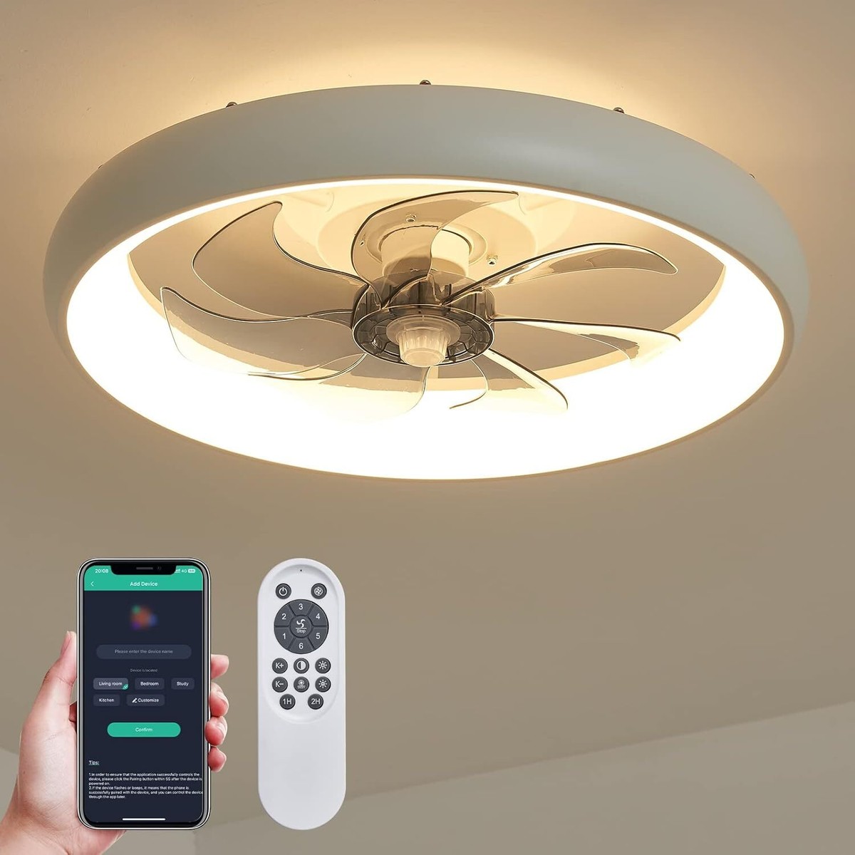 Incased Ceiling Fans