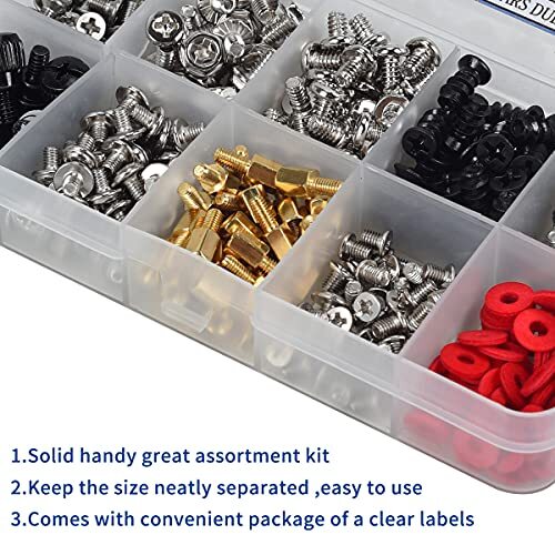 S Computer Screws Standoffs Assortment Kit, Motherboard Screws for ...