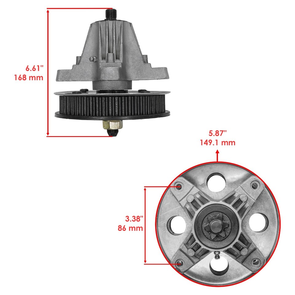 Deck Spindles for MTD / Ryobi 17AK9TKR099 918-04516A 618-04516A ...