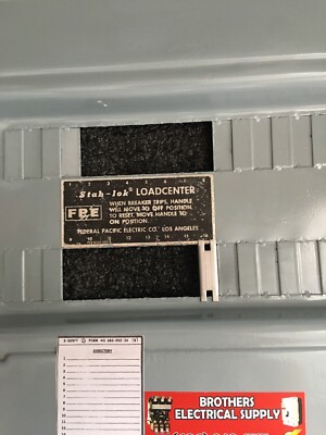 FEDERAL PACIFIC COVER FILLER PLATE FOR NC BREAKER LOT OF 5 | eBay