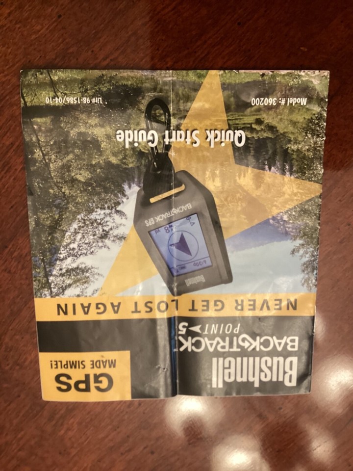 BUSHNELL BACKTRACKER GPS SYSTEM USED | eBay