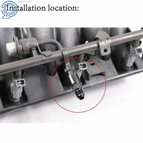 6AN Fuel Adapter Fitting to 5/16" GM Quick Connect w/Thread EFI Female ...