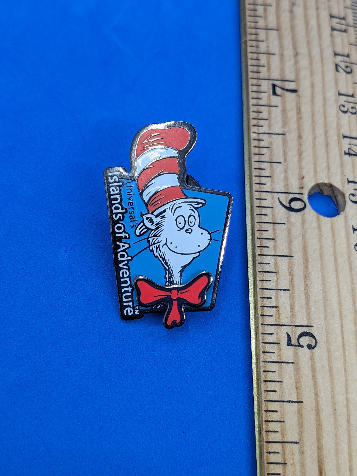 Universal Studios Islands of Adventure Cat in the Hat Pin w/ Moving Tie ...