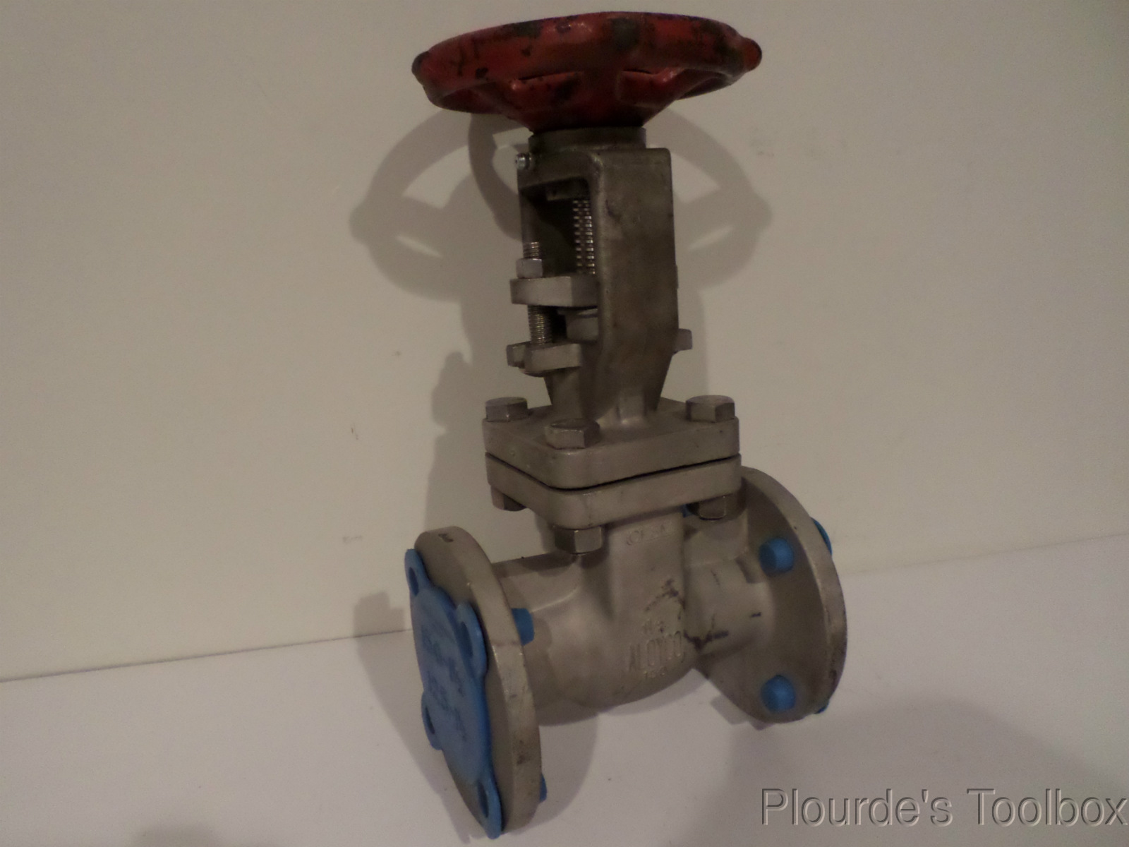 Unused Aloyco 1-1/2" Stainless Steel Flanged Gate Valve, Class 150, 127 ...