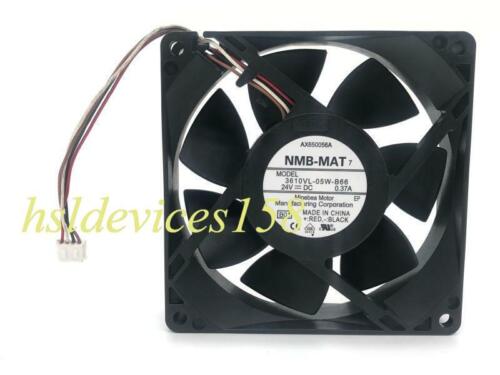 1Pcs NMB-MAT 3610VL-05W-B66 24V 0.37A 9025 9CM 4-wire Inverter Cooling ...
