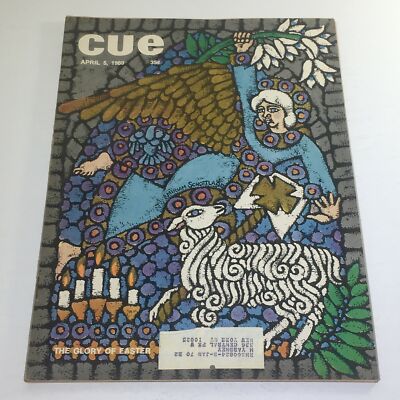 Cue Magazine: April 5 1969 - Full Magazine/Theme Cover Miriam ...