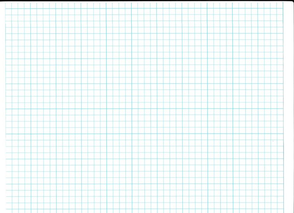 10 Pack of Large Sheet Format 1/4" Graph Paper 24" x 18" Blue | eBay