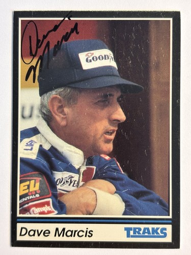 DAVE MARCIS 1991 TRAKS RACING #71 AUTOGRAPHED NASCAR RACING CARD | eBay