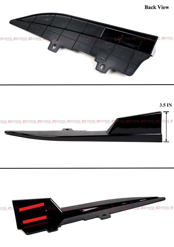 For 2019-26 BMW G20 330i M340i M Sport Gloss Black Rear Bumper Winglet ...