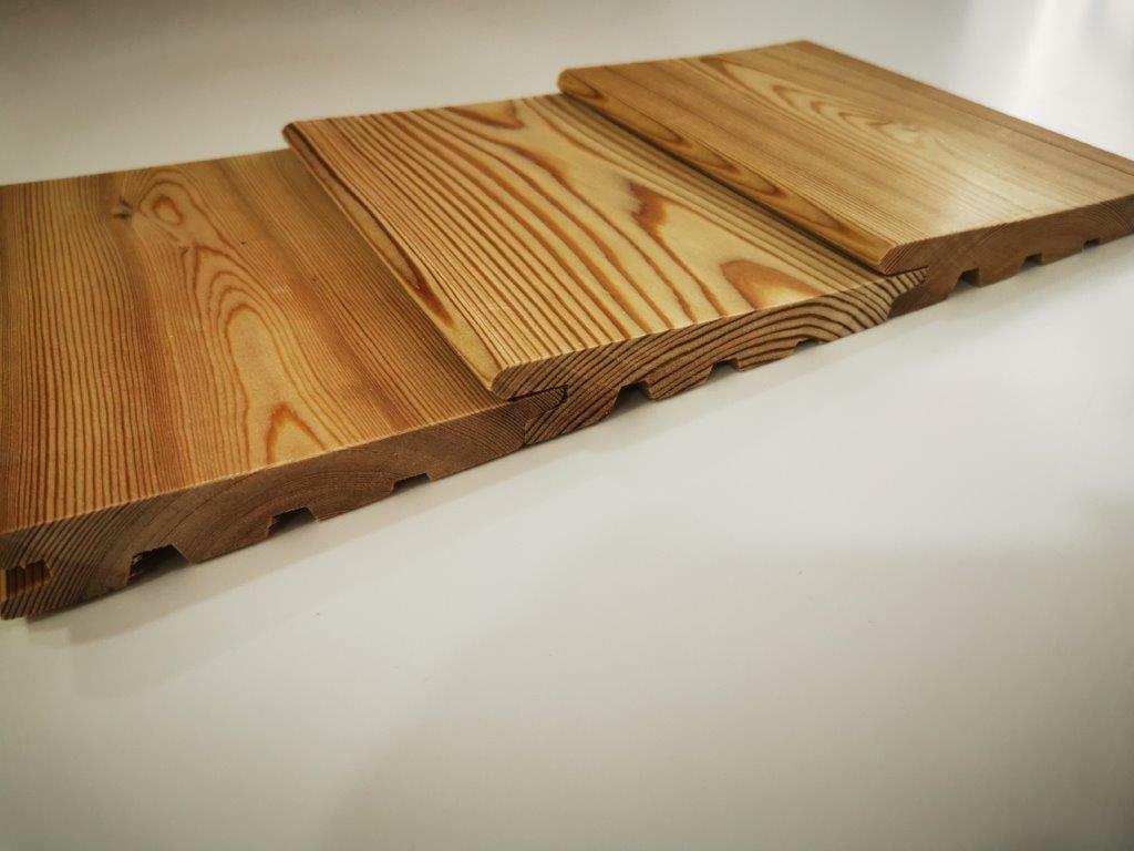 Siberian Larch Cladding SECA Feather Edge 26x146mm Grade AB HIDDEN ...