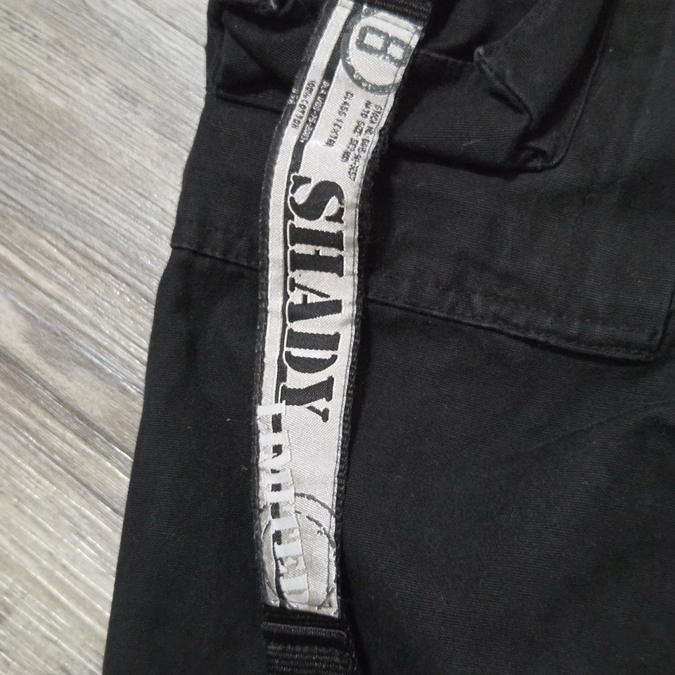 Vintage Y2K Shady Eminem Cargo Pants Rave Girbaud Parachute Size 32x29 ...