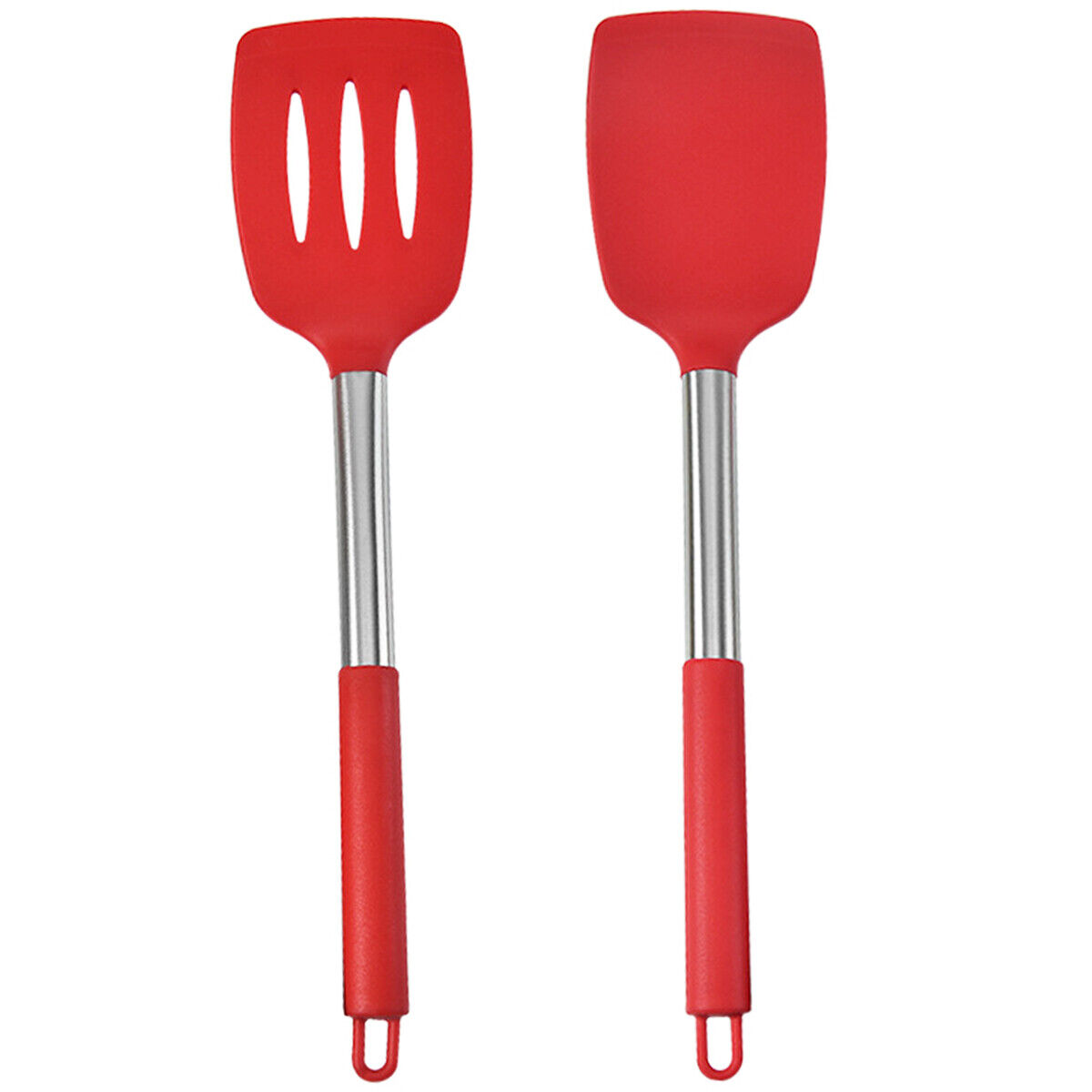 2Pcs Silicone Spatulas Set Heat-Resistant Silicone Spatula Turner . | eBay