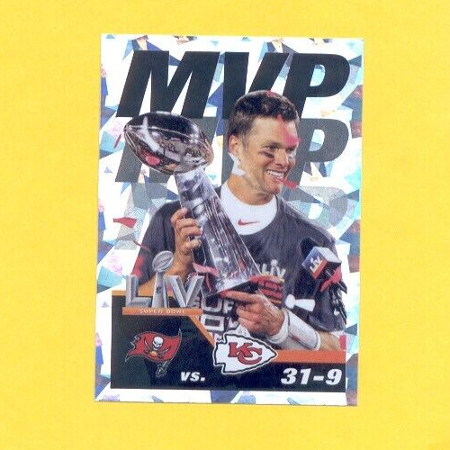 2021 Panini TOM BRADY Tampa Bay Buccaneers Super Bowl LV MVP Foil ...