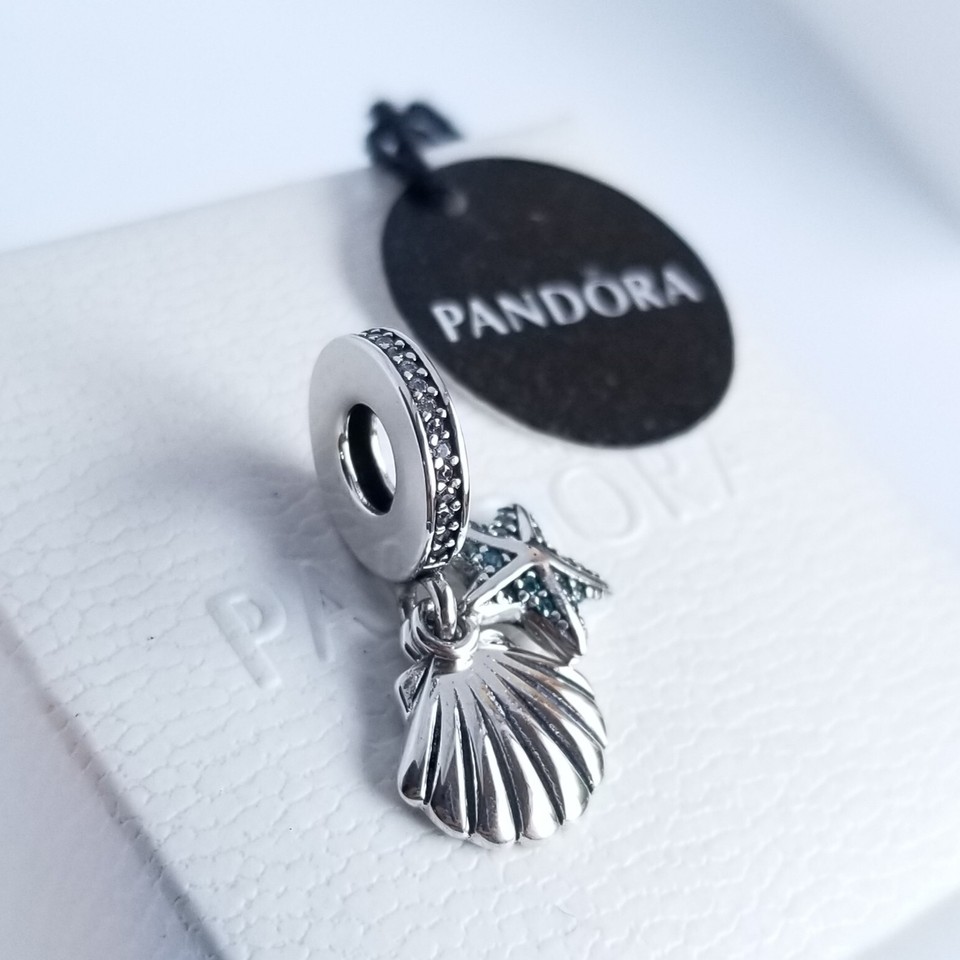 Pandora Ocean Shell Silver Charm 925 Ale #161 | eBay
