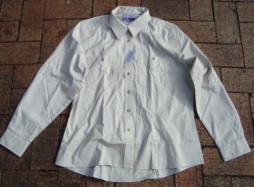 Womens Long Sleeve open front Corporate work shirt size 18 in "NEUTRAL ...