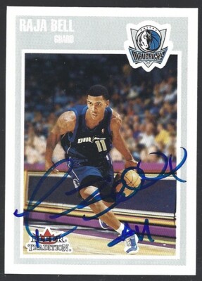 2002-03 Fleer Tradition Basketball #29 Raja Bell IP autograph signed ...