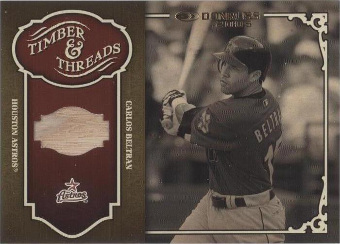 2005 Donruss - Timber & Threads Carlos Beltran #TT-6 Bat (MEM) for sale ...