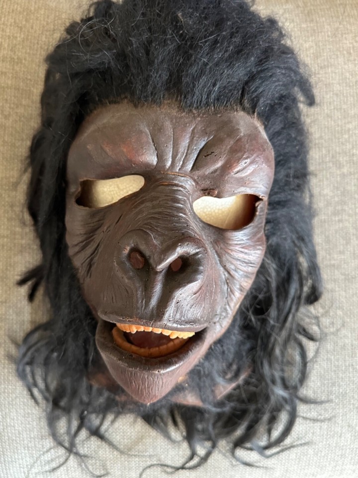 RARE Planet of the Apes First Series Deluxe Gorilla Soldier Mask '74 ...