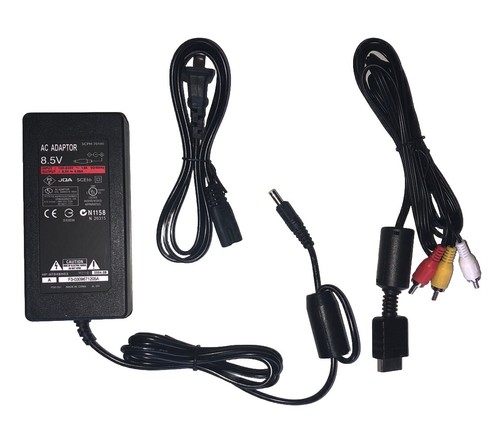 Power Supply & AV Cable For Sony Playstation 2 Slim PS2 Slim Adapter ...