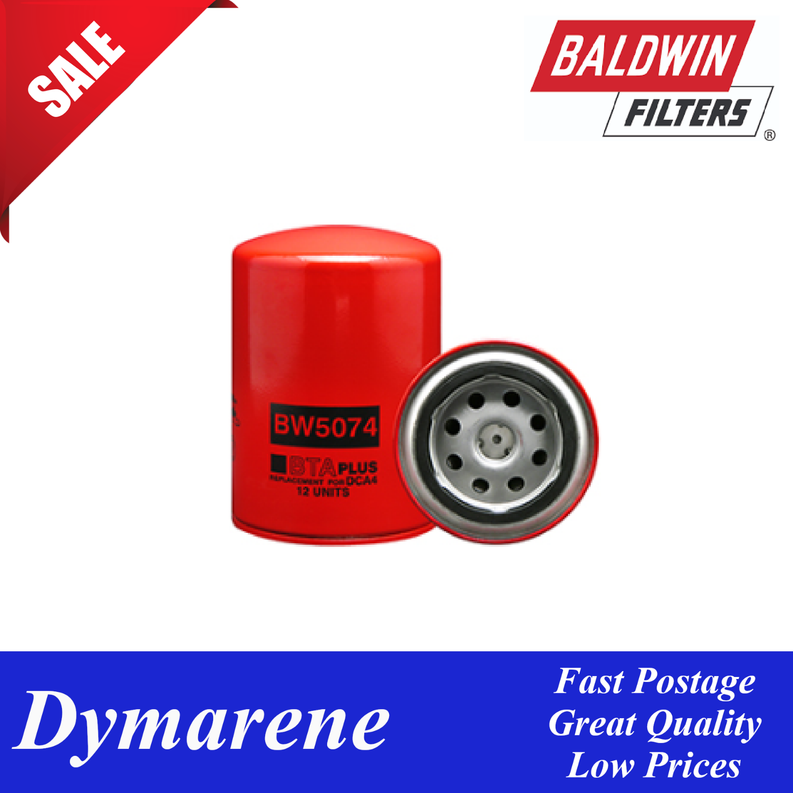 BW5074+Baldwin+Coolant+Filter+Spin-On+Suits+Cummins+Z805+P552074+WF2074 ...