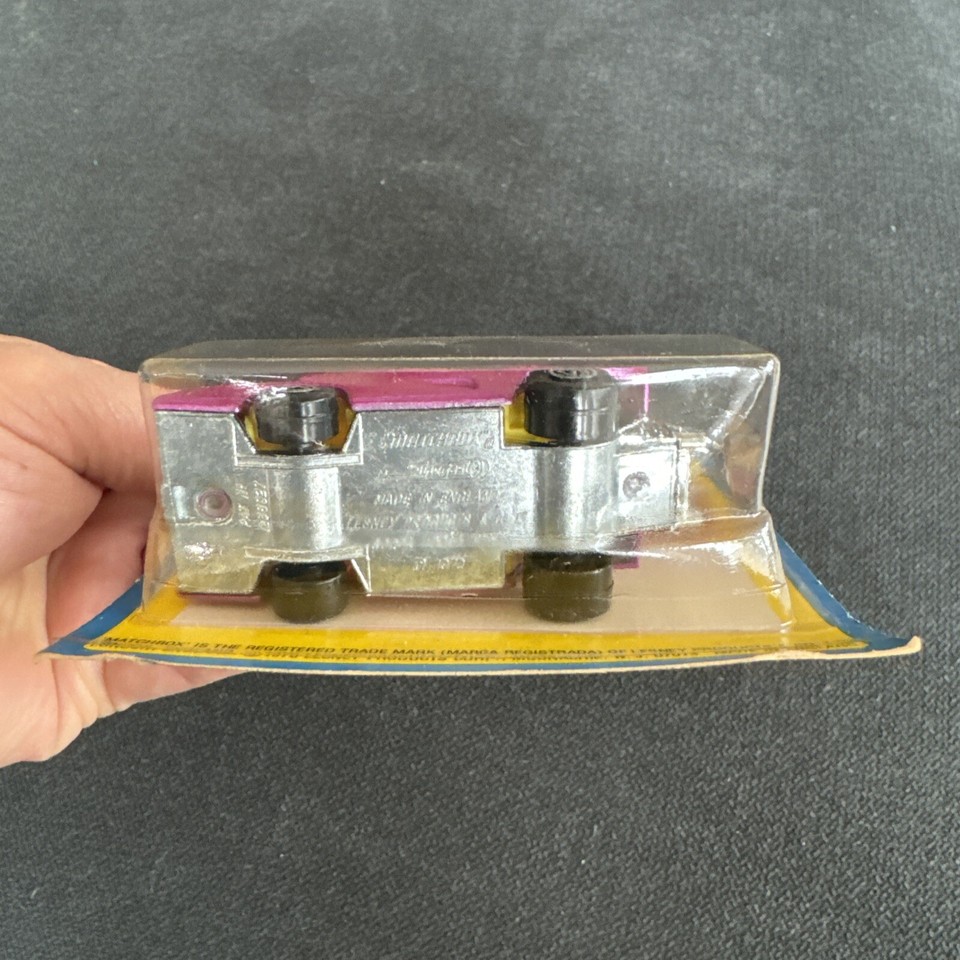 Matchbox Superfast Lesney No 37 Soopa Coopa HTF Rare 1/64 Scale Purple ...