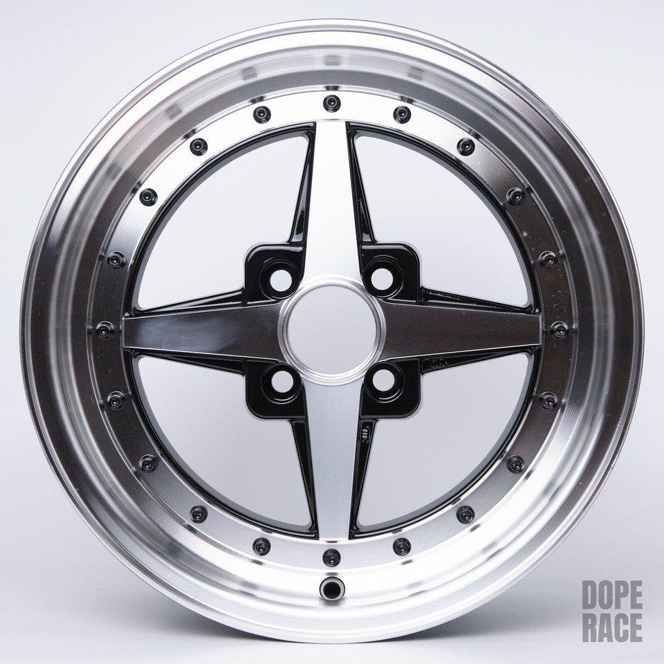 ROTA Wheels ZERO PLUS - 15X7, 35mm, 4X100, 67.1 Hub, RF YMH BLACK | eBay