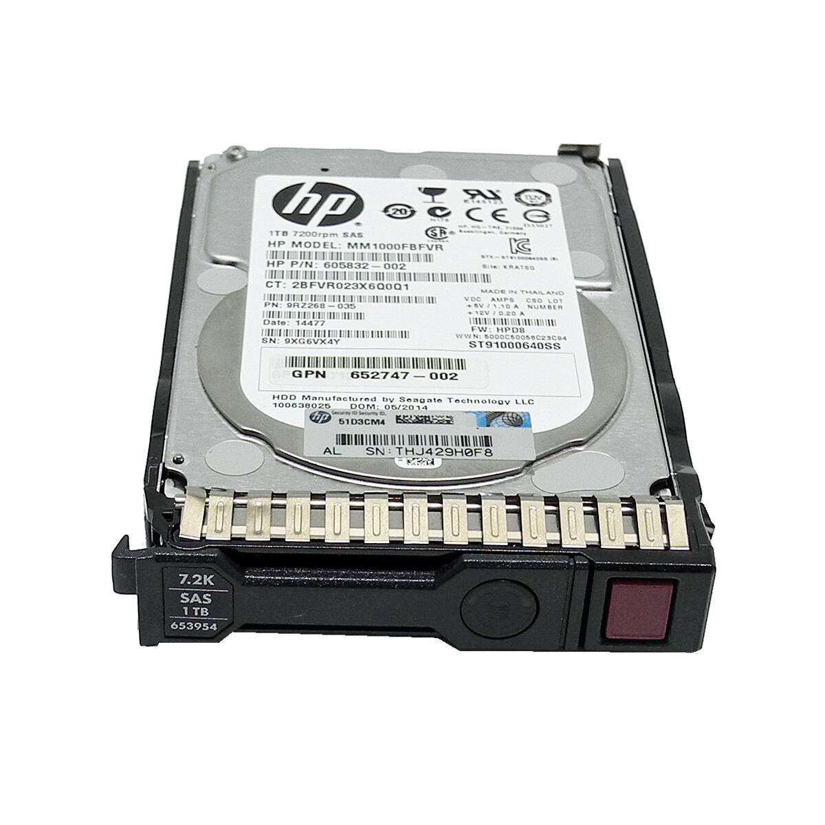 HP 300 Go 870792-001 867254-001 875217-001 868774-004 12 G SAS 15K avec ...