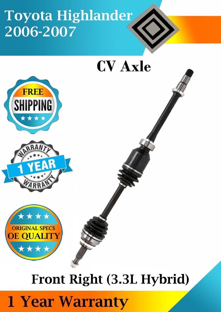 New OE Front Right CV Axle For 2006-2007 Toyota Highlander 1 Out of ...