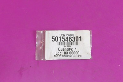 Poulan Screw. Part 501546301. Acquired from a closed small engine ...
