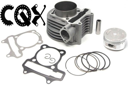 GY6 150CC 125CC 57.4mm Cylinder Kit 157QMJ 152QMI W/ PISTON GASKET ...