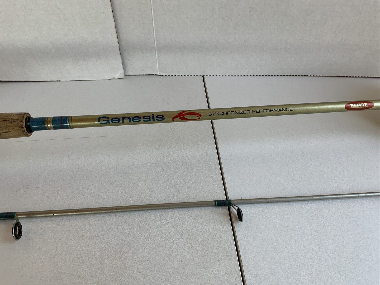 ZEBCO GENESIS 2 pc Medium Action 6' 6" Spinning Fishing Rod No. GEN30CA ...