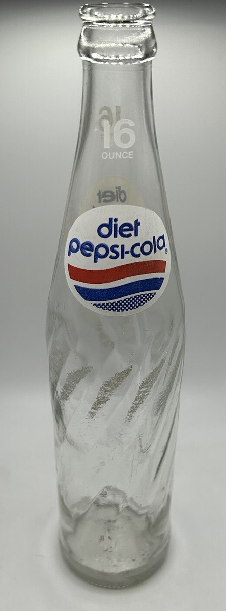 Diet Pepsi Glass Bottle