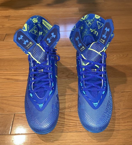 Under Armour Men's MC Flex Wrap Football Cleats 3023716-405 Blue Size ...