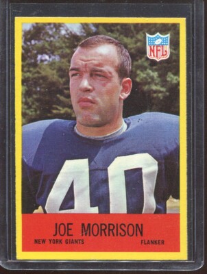 1967 Philadelphia Football # 116 Joe Morrison (NM-MT) Near Mint to Mint ...