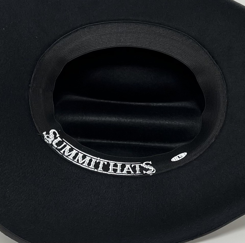 Summit Hats MX Wool Faux Felt Black Cattleman Cowboy Vaquero Hat | eBay